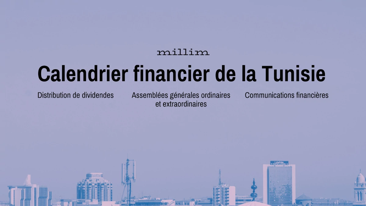 millim — Calendrier financier de la Tunisie
